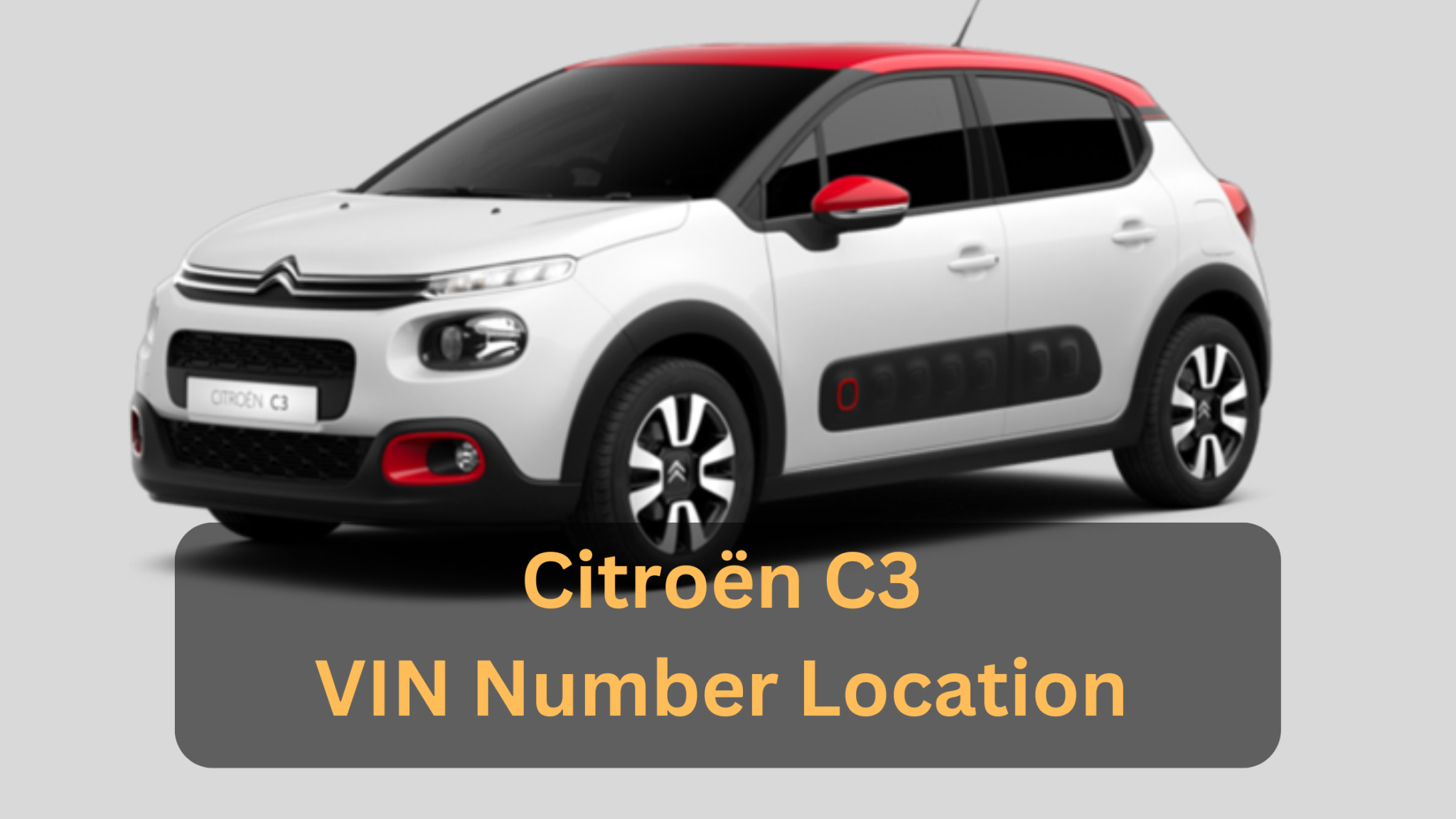 Citroën C3 Common VIN Number Locations + Hidden Ones